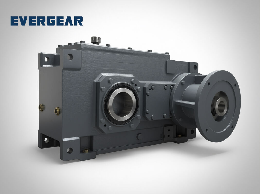 High Torque Helical Bevel Gearbox with IEC Flange